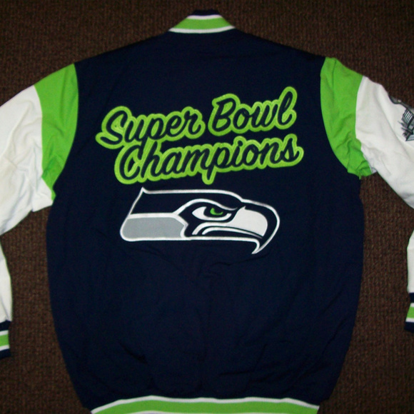 Nfl Apparel | Jackets & Coats | Seattle Seahawks Super Bowl Xlviii ...